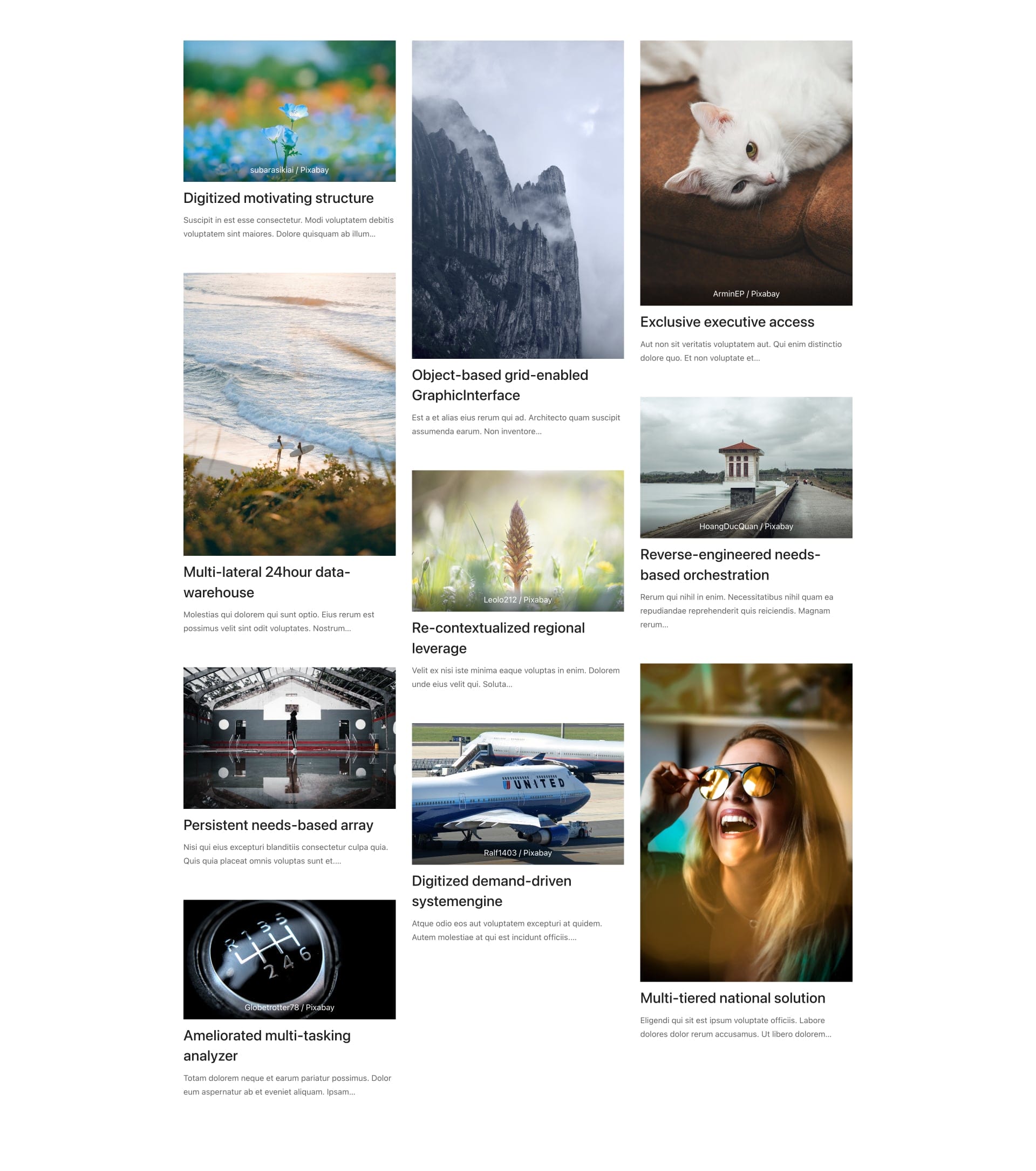 Masonry for Query Loop in Bricks - BricksLabs