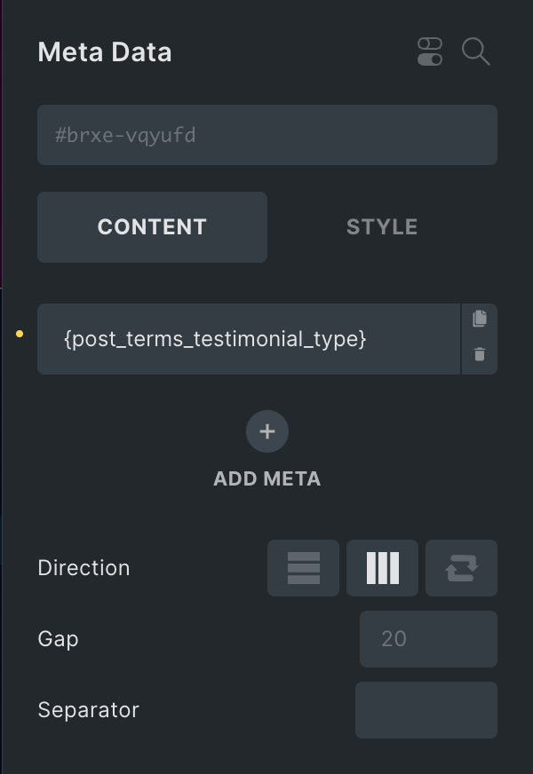 Post Terms Separator in Bricks - BricksLabs
