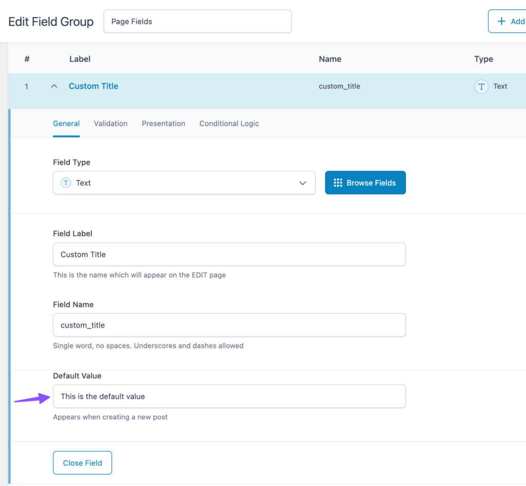 How to Update Custom Fields with Default Values For Existing Posts when using ACF - BricksLabs