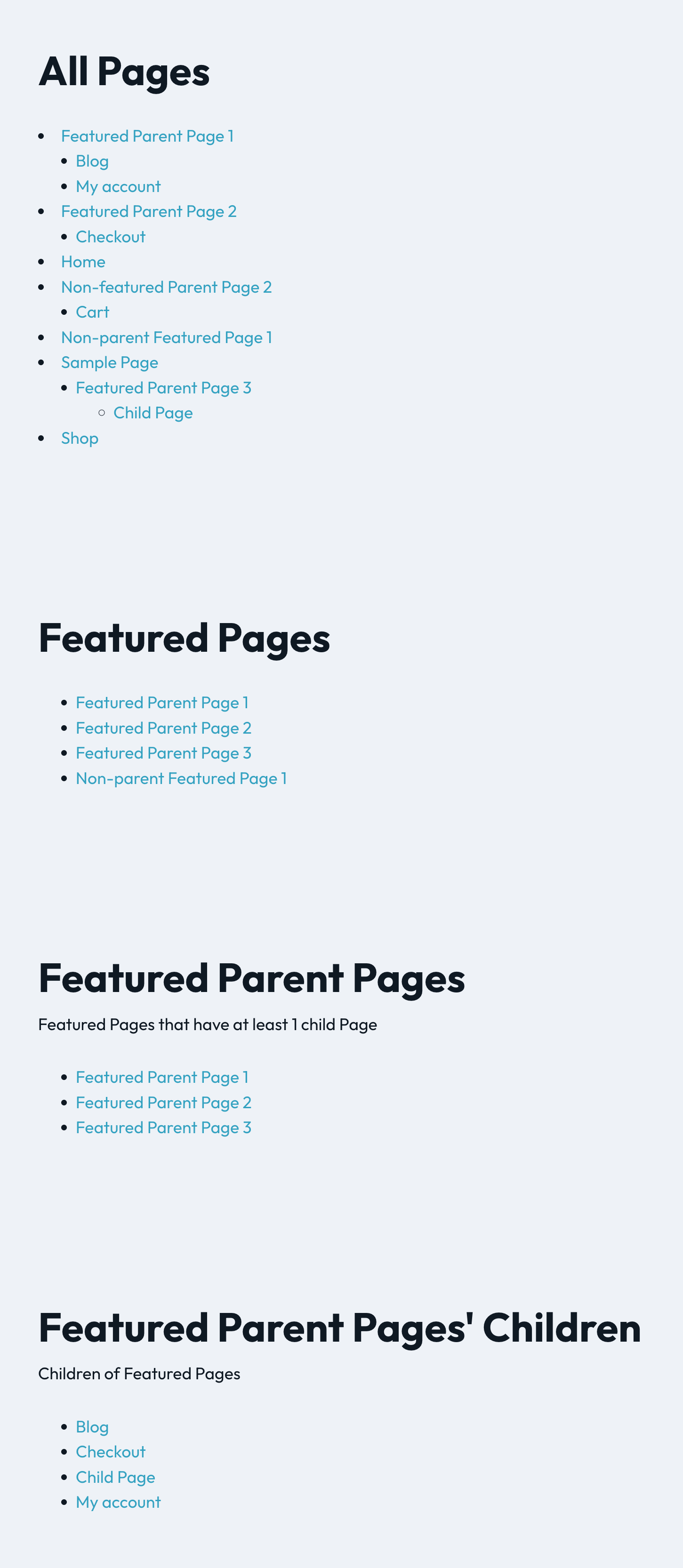 Parent and Child Pages in Bricks - BricksLabs