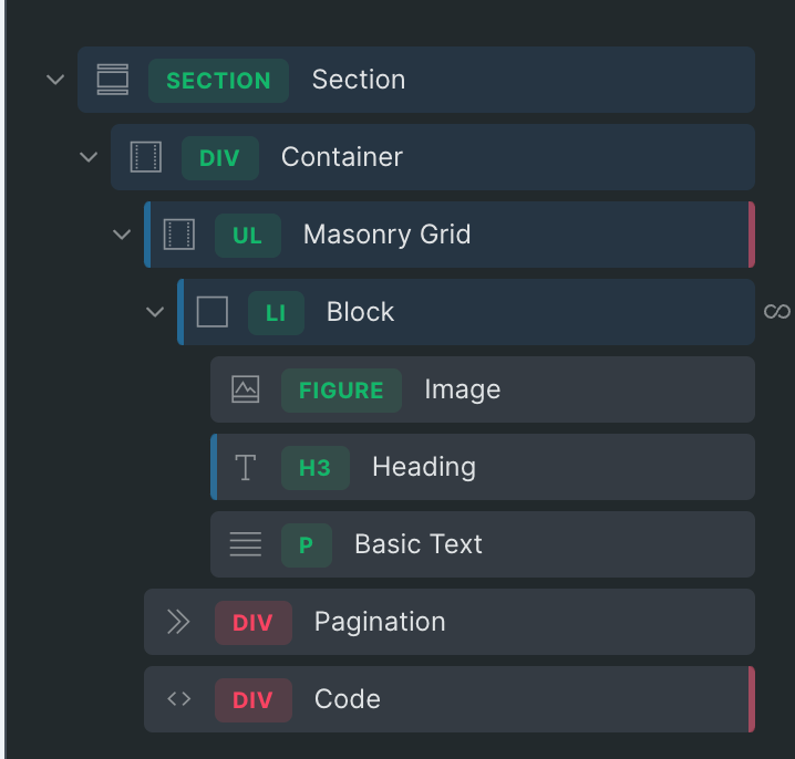 Masonry + Click-type Infinite Scroll in Bricks - BricksLabs